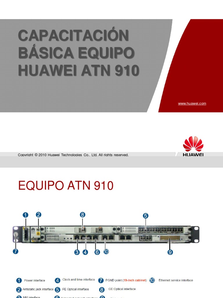 Atn910 Basico v3 Huawei PDF | PDF | Paquete de red | Multidifusión