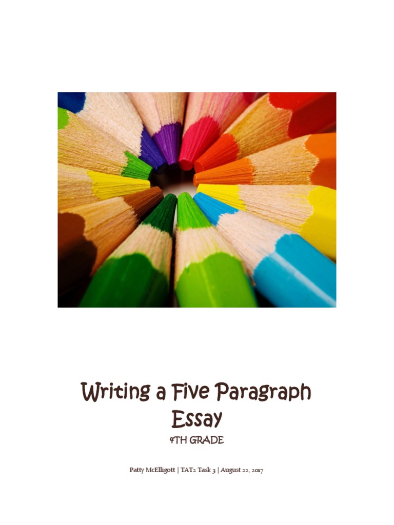 Writing A Five Paragraph Essay: 4Th Grade | PDF | Paragraph | Essays