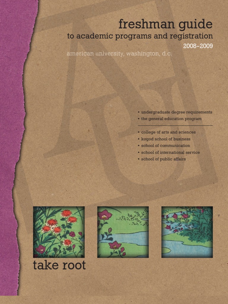 Freshman Guide To Academic Programs and Registration | PDF | Course ...