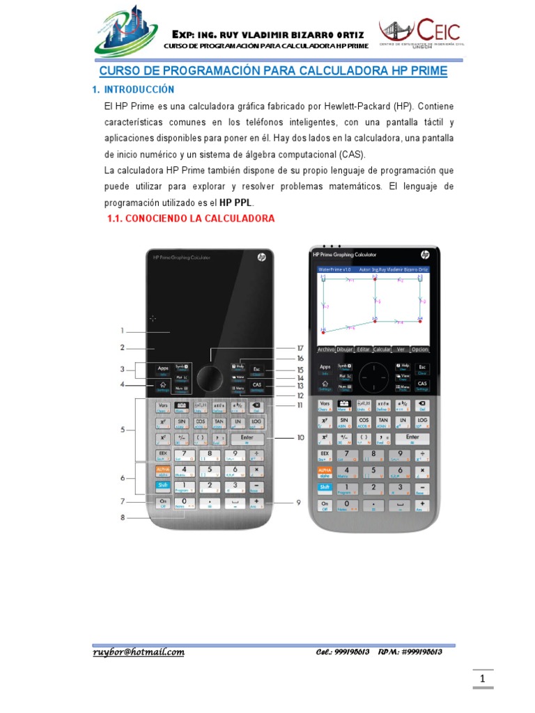 Manual de Programacion HP Prime PDF | PDF | Matriz (Matemáticas ...