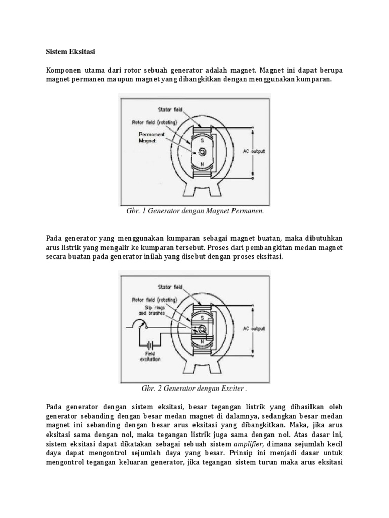 Sistem Eksitasi | PDF