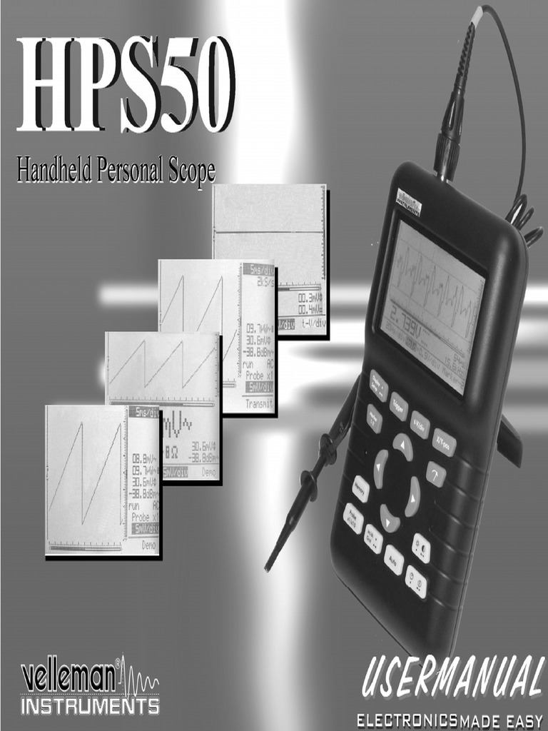 Usermanual hps50 PDF | PDF | Electronics | Manufactured Goods