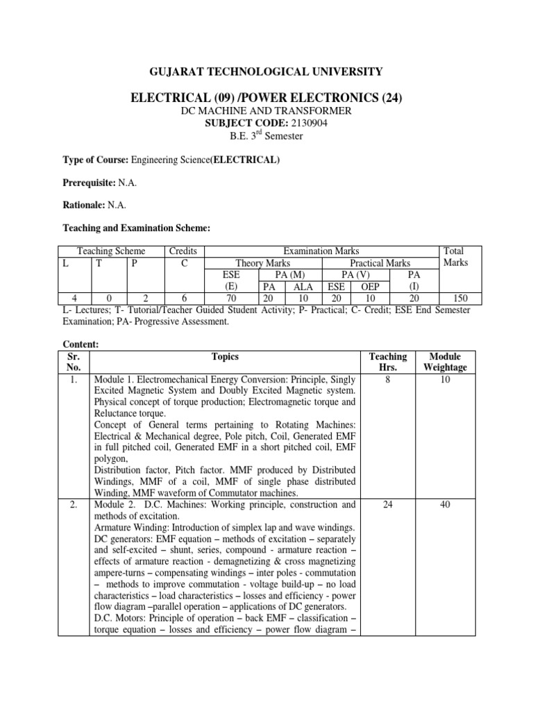 DC Machine and Transformer | PDF | Transformer | Electric Generator