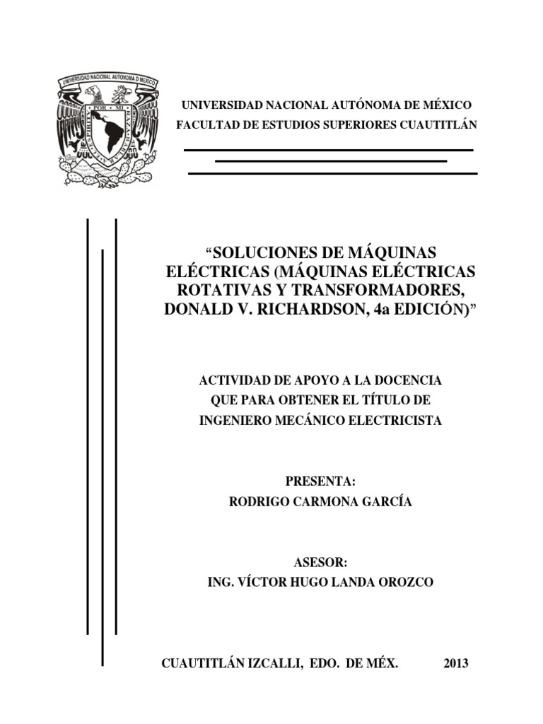 Maquinas Electricas Rotativas y Transformadores PDF | PDF | Tecnología
