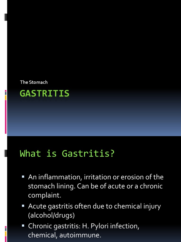 Stomach - Gastritis | PDF | Endoscopy | Stomach