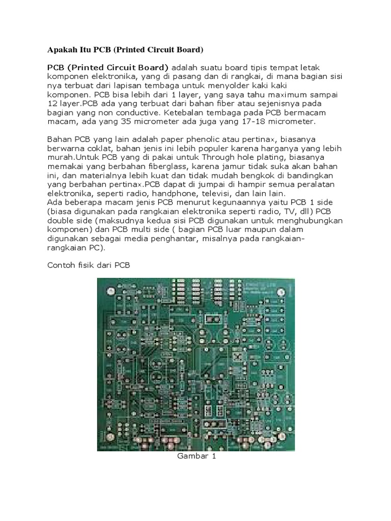 Apakah Itu PCB | PDF