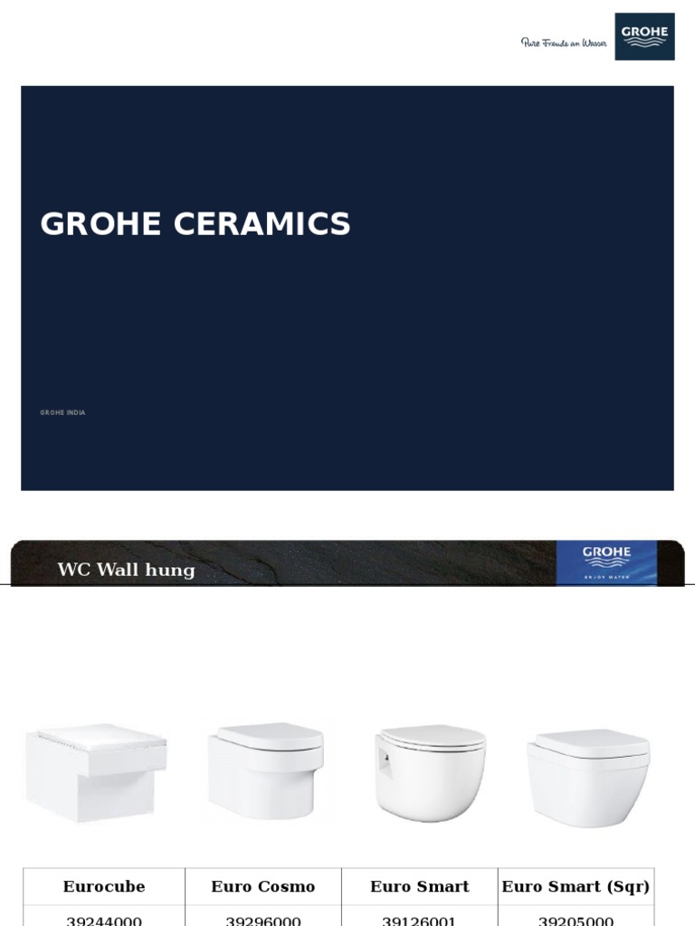 Grohe Ceramics | PDF