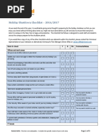 Checklist For Renewal of Registration As Safety and Health Officer (Sho ...