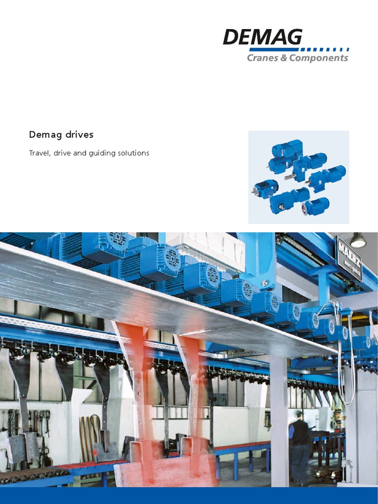 Demag Drives PDF | PDF | Transmission (Mechanics) | Gear
