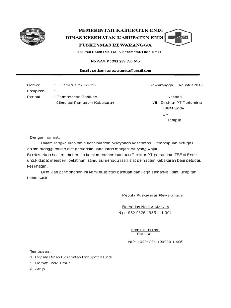 Surat Pemberitahuan Desa | PDF