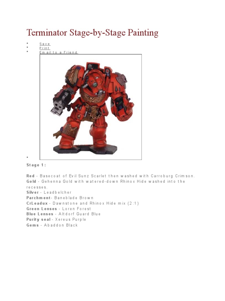 Space Hulk Painting Guide - New GW Colors | PDF | Leisure | Sports