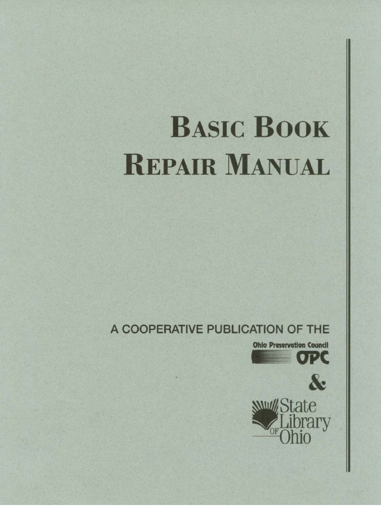 Basic Book Repair Manual Overview | PDF
