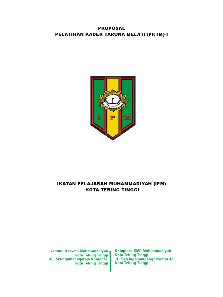 Sampul Proposal Ipm | PDF