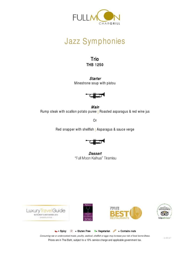 Jazz Dinner Set Menu | PDF | Cuisine | Food And Drink Preparation