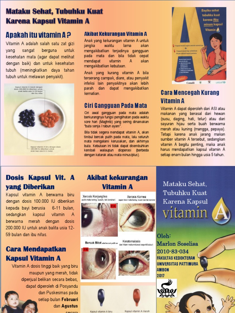 Leaflet Vitamin A Alon | PDF