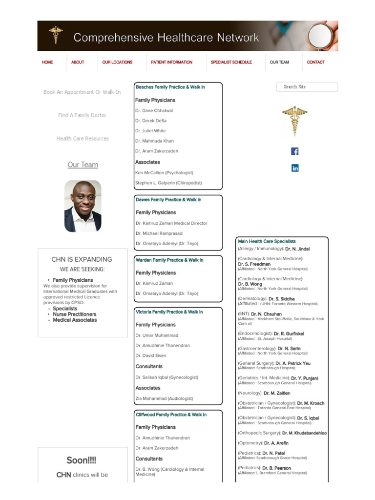 Chealthnet - OUR TEAM | PDF | Family Medicine | Hospital