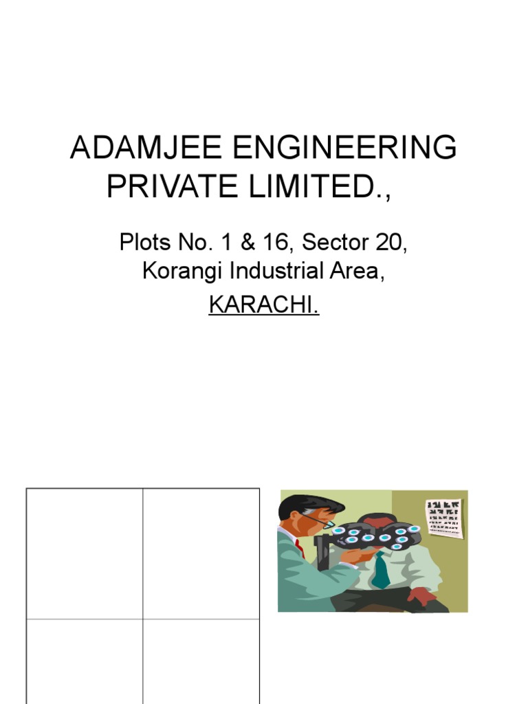 Adamjee Engineering Overview | PDF