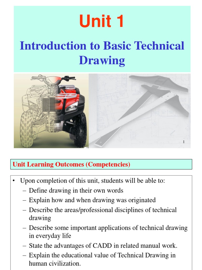 Unit 1. Introduction To Basci Technical Drawing | PDF | Computer Aided ...