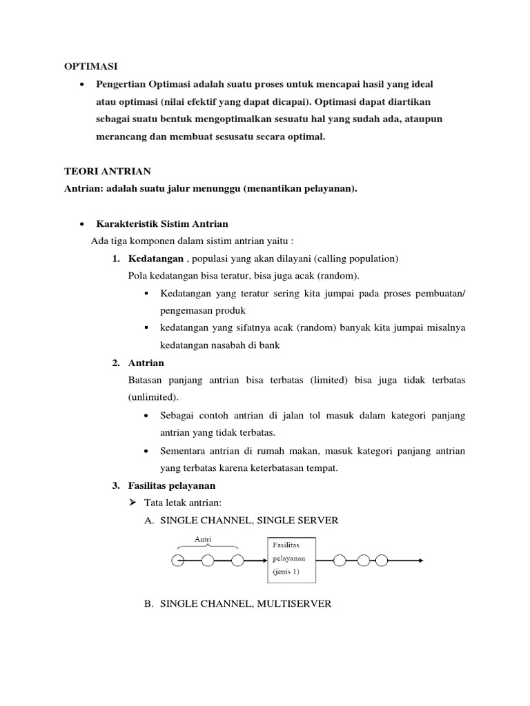 Konsep Teknologi Optimasi | PDF | Metode & Bahan Ajar