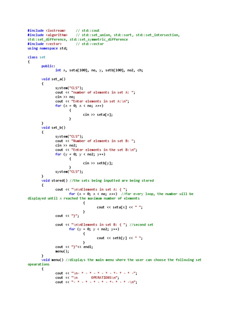 #Include #Include #Include Using Namespace Class Public Int Void | PDF | Software | Computer ...