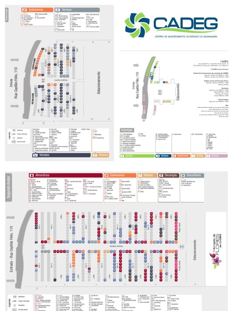 Mapa Cadeg PDF | PDF | Alimentos | Naturaleza
