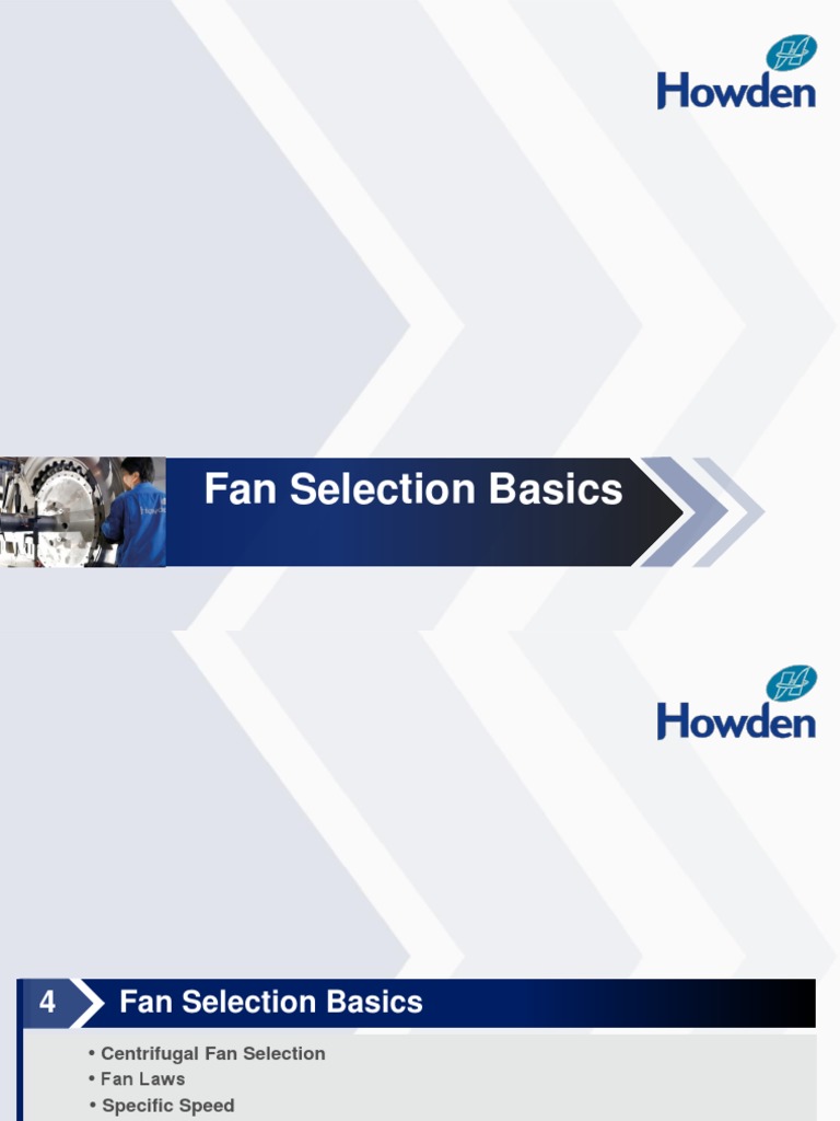Centrifugal Fan Selection Basics | PDF