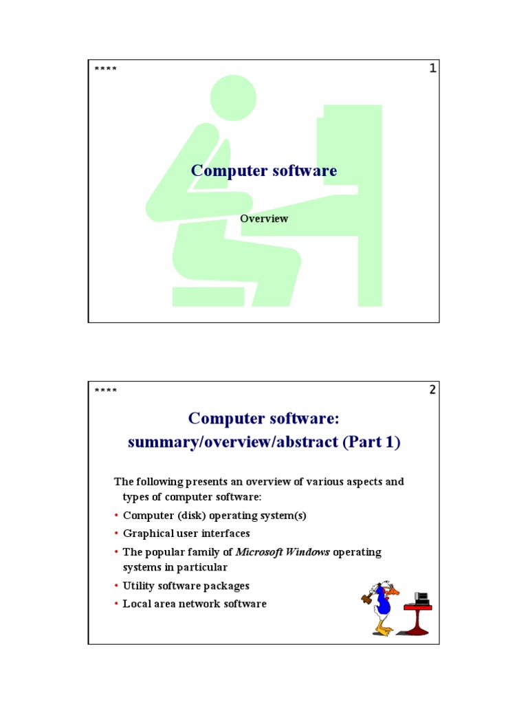 Software | PDF | Operating System | Graphical User Interfaces