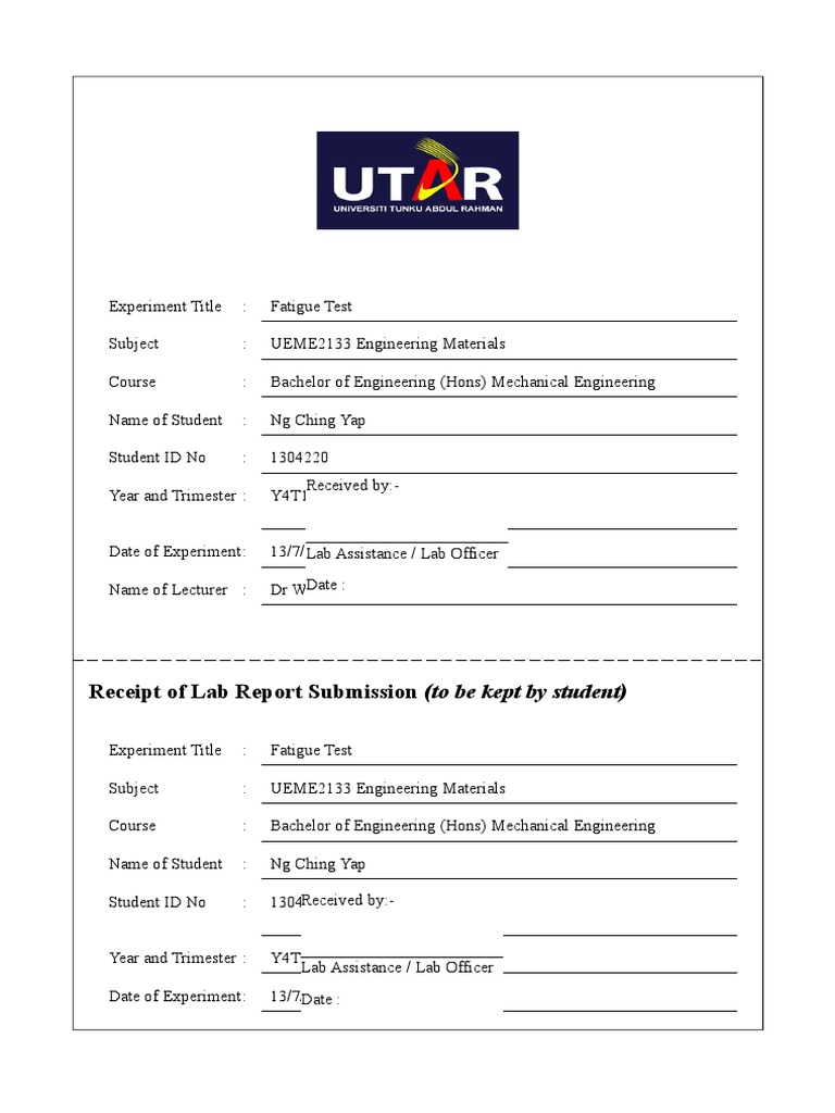 CL Lab Report Cover | PDF