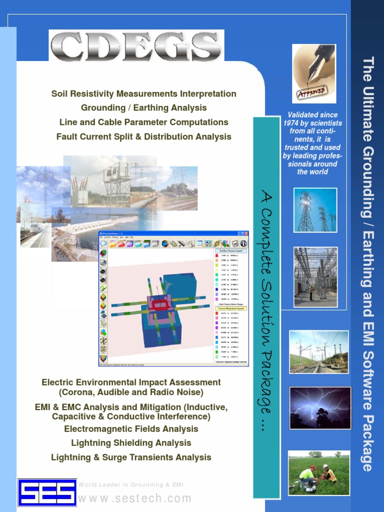 Ses Cdegs | PDF | Electromagnetic Interference | Electrical Network