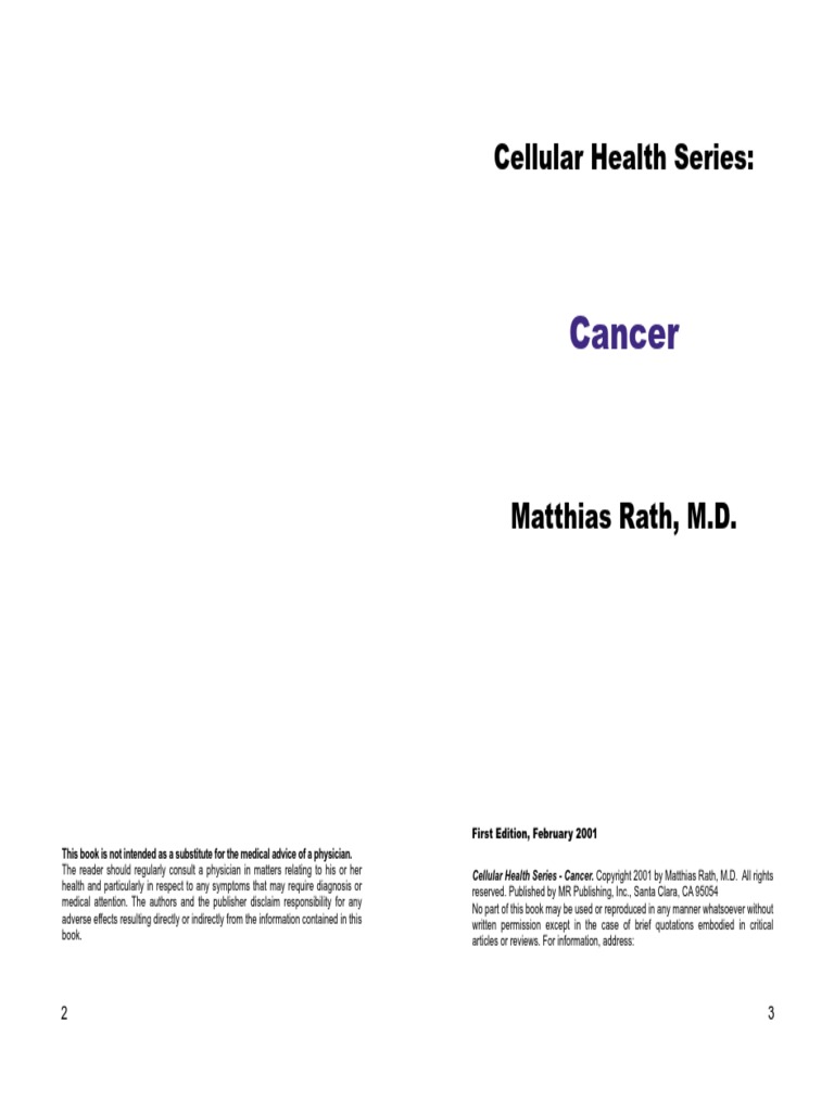 Cancer Book | PDF