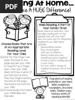 Informal Reading Inventory | PDF | Reading Comprehension | Reading ...