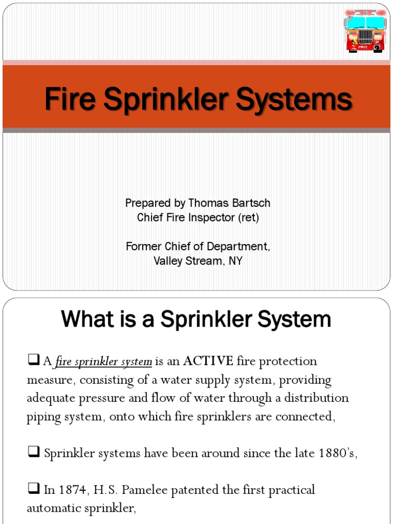 Fire Sprinkler Systems | PDF | Fire Sprinkler System | Building Engineering