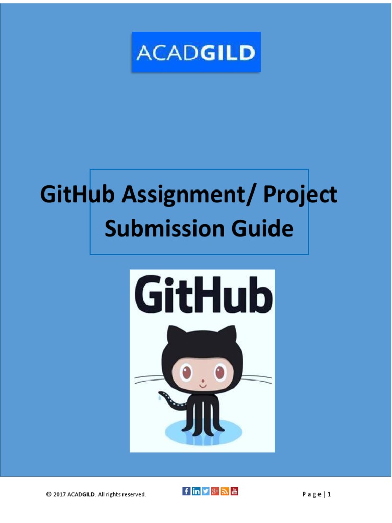 GitHub Assignment Submission Guide | PDF | Angular Js | Java ...