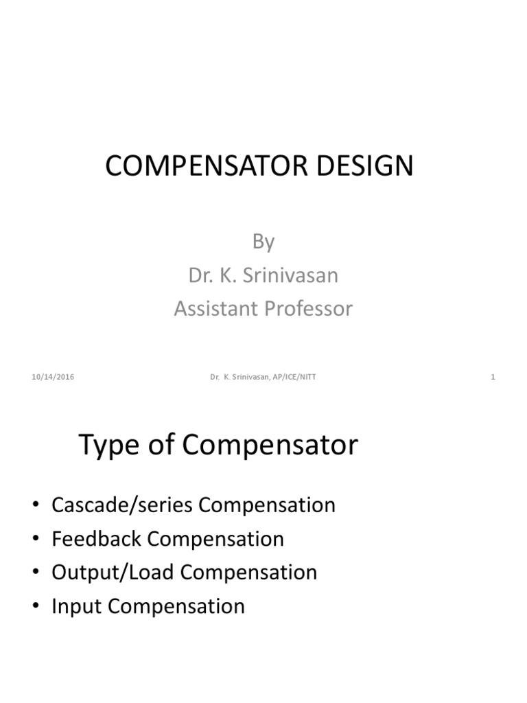 Lead Lag and Lag-Lead Compensator Design | PDF | Control Theory ...