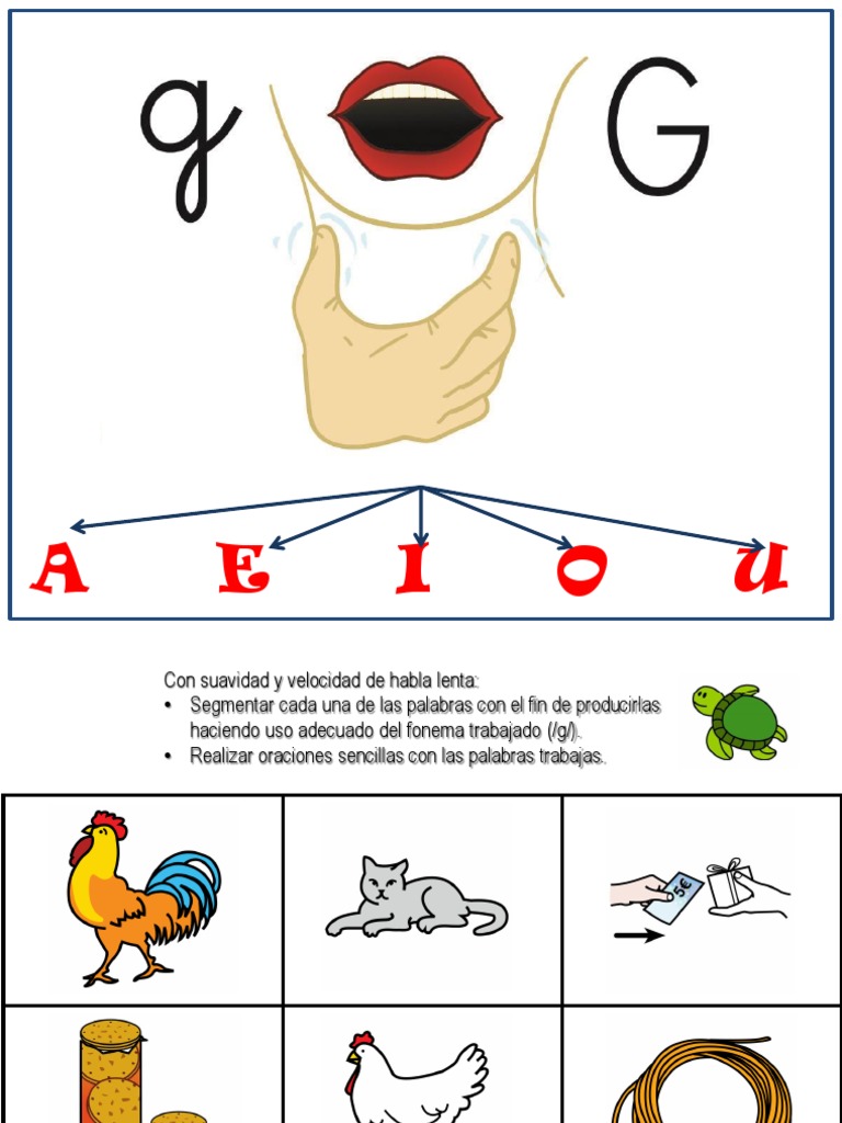 punto articulatorio g - palabras con g.pptx