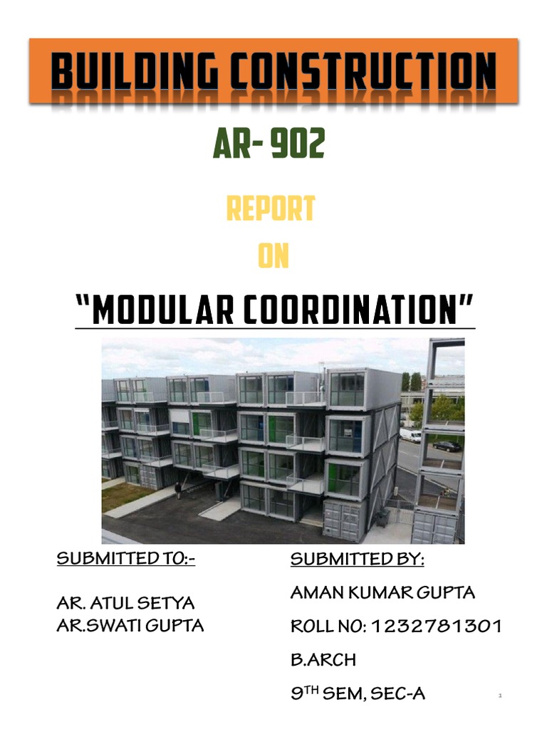 3 - Modular Coordination by Akg | Modularity | Module (Mathematics)