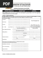 CXC Application Form Private CSEC JAN | PDF | Identity Document ...