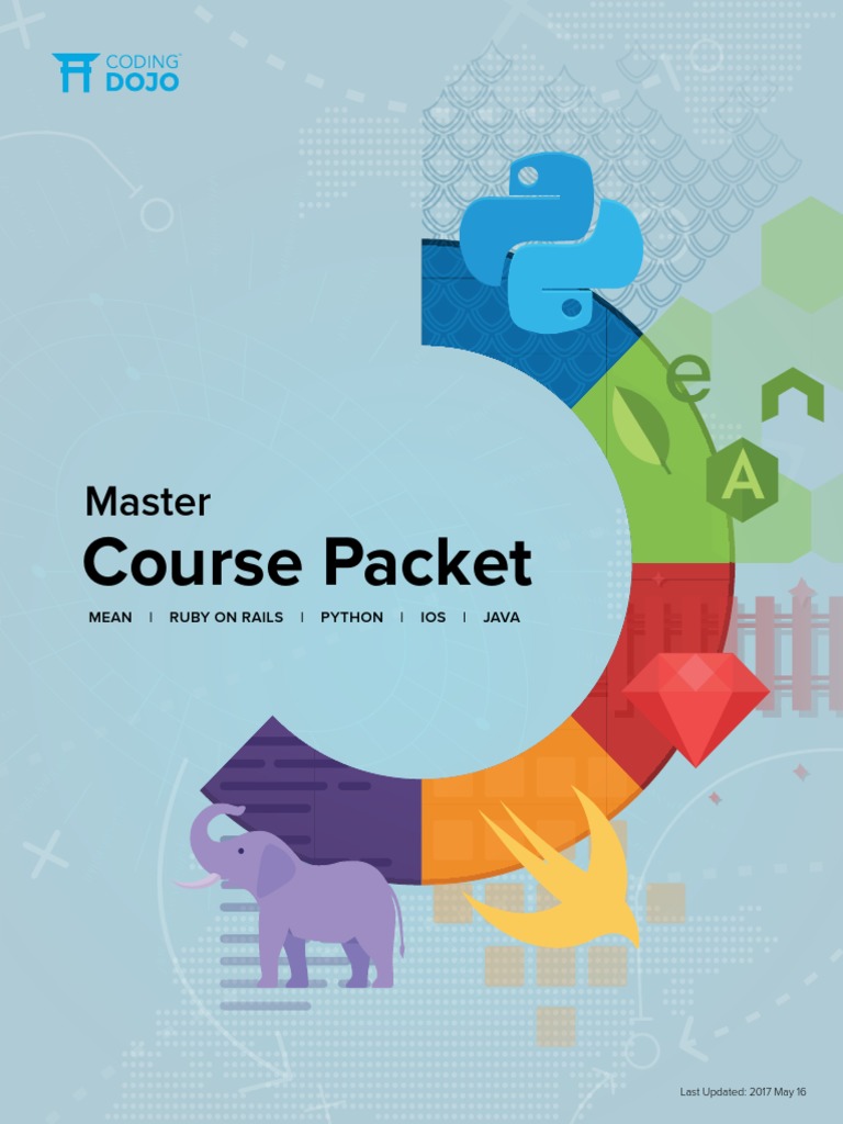 CODING DOJO Master Course Packet | PDF | Cascading Style Sheets | J Query