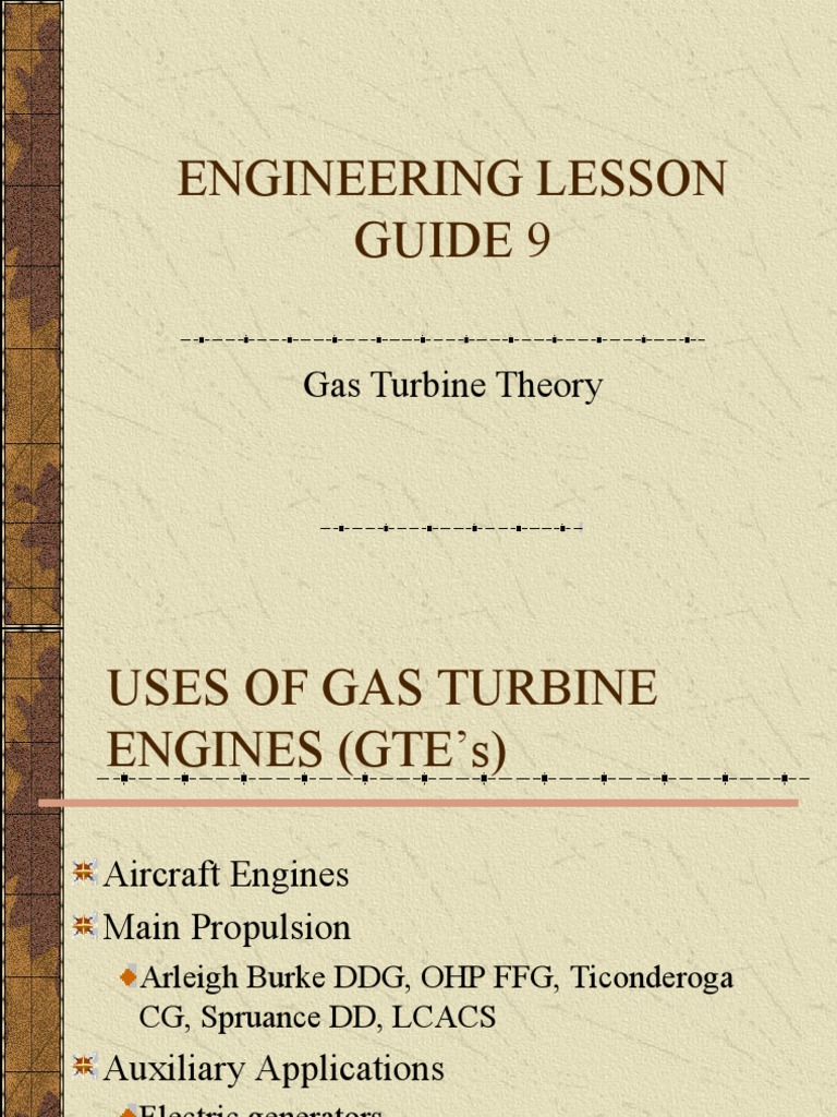 Gas Turbine Engine Overview Guide | PDF | Computers | Technology ...