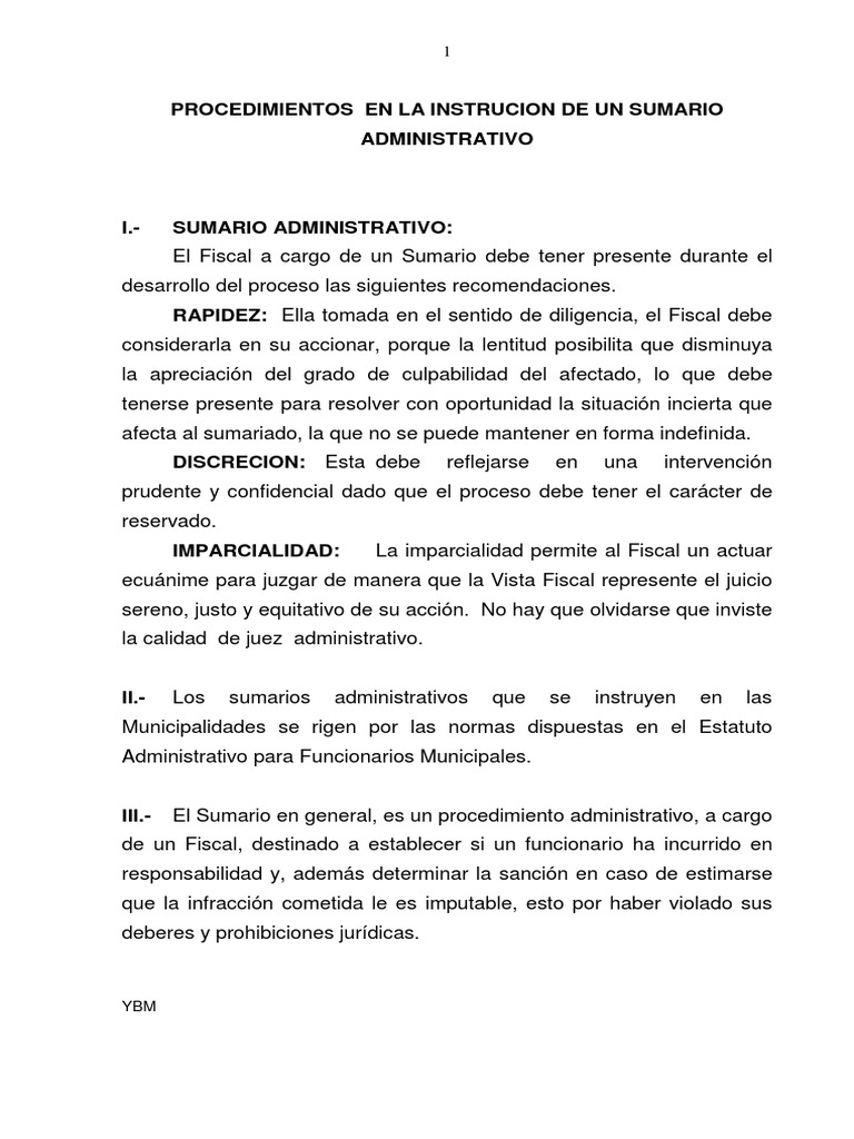 Procedimientos y etapas clave en la instrucción de un sumario ...