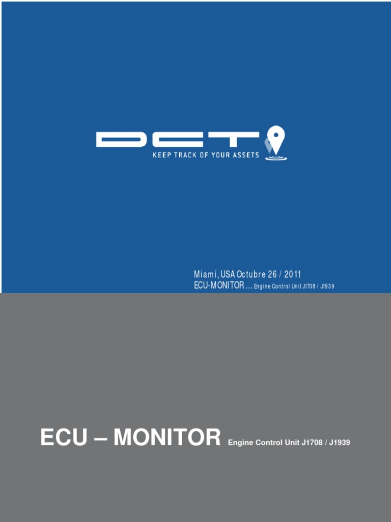 Ecu-Monitor: Unidad de Control J1708/J1939 | PDF | Electrónica ...