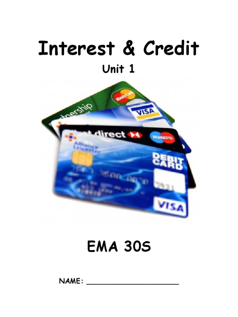 Interest and Credit Booklet | PDF | Interest | Loans