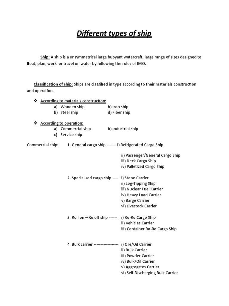 different-types-of-ship-pdf-containerization-ships