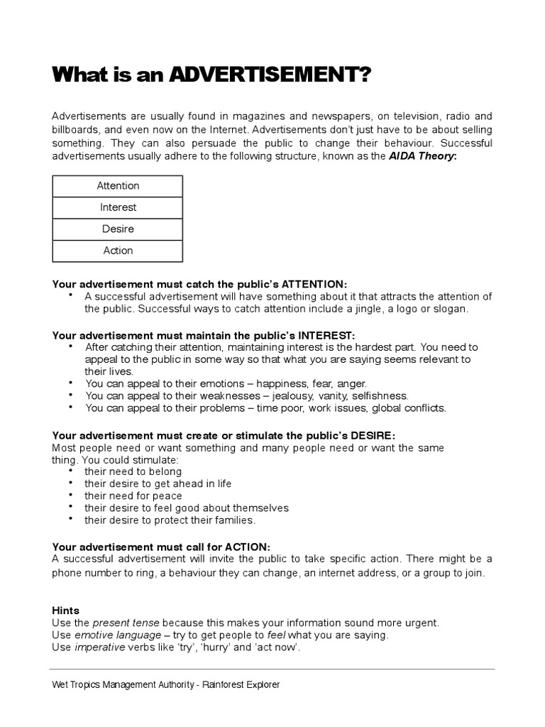 Advertisement PDF | PDF