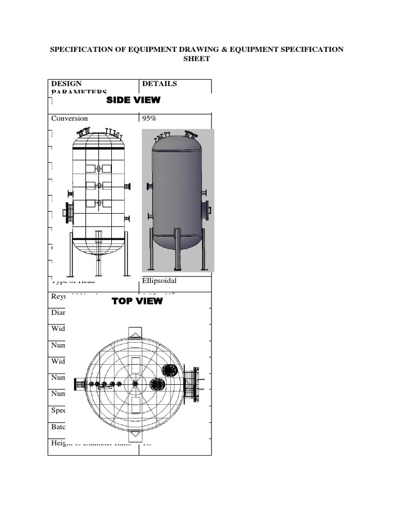 Fermenter Drawing | PDF