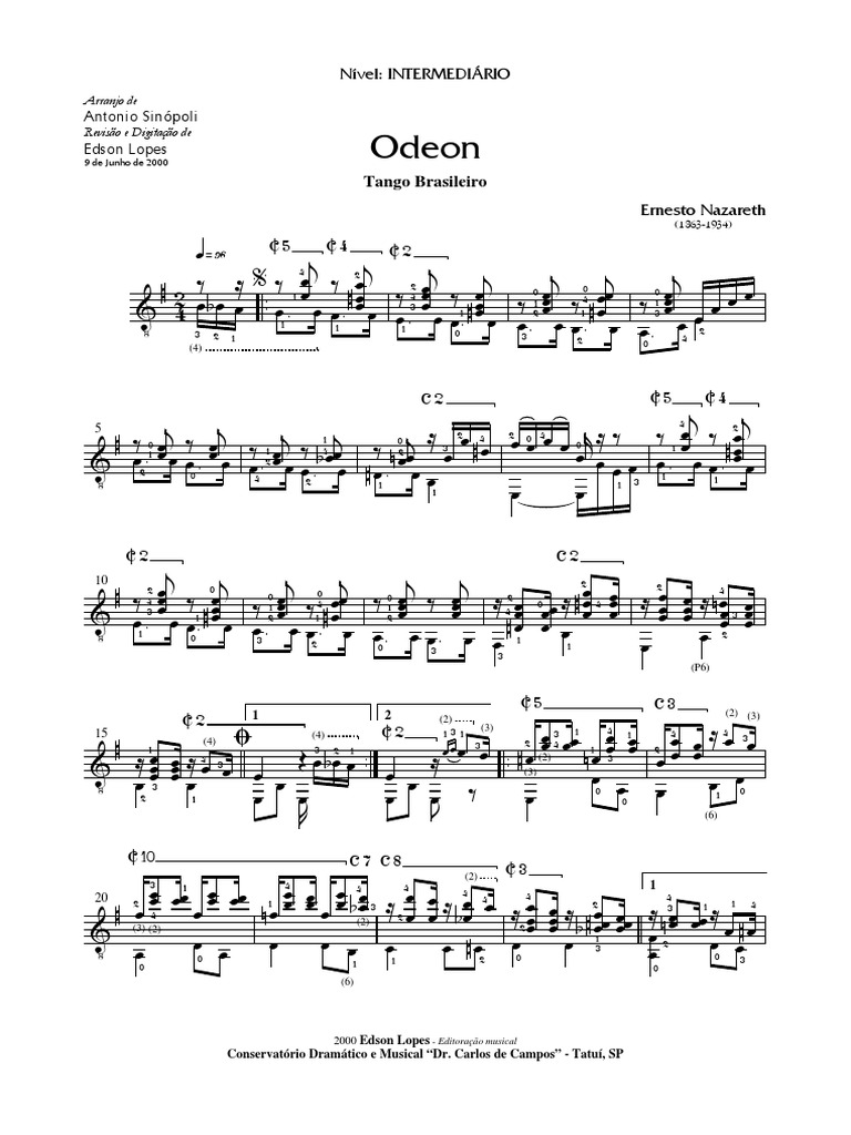 Dilermando Reis Odeon PDF | PDF