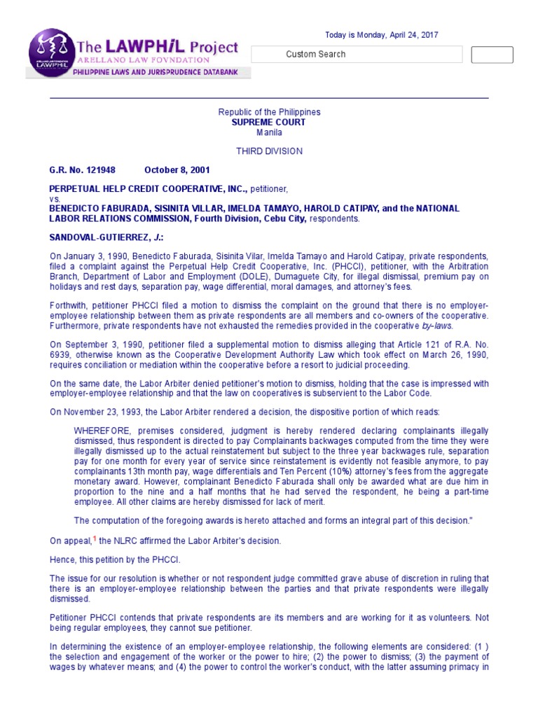 Perpetual Help Vs Faburada PDF | PDF | Settlement (Litigation) | Mediation