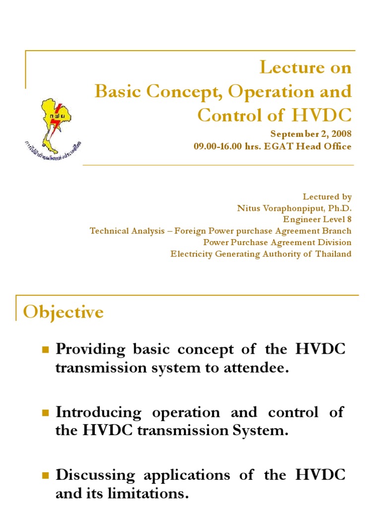 HVDC Control | PDF | High Voltage Direct Current | Power Inverter