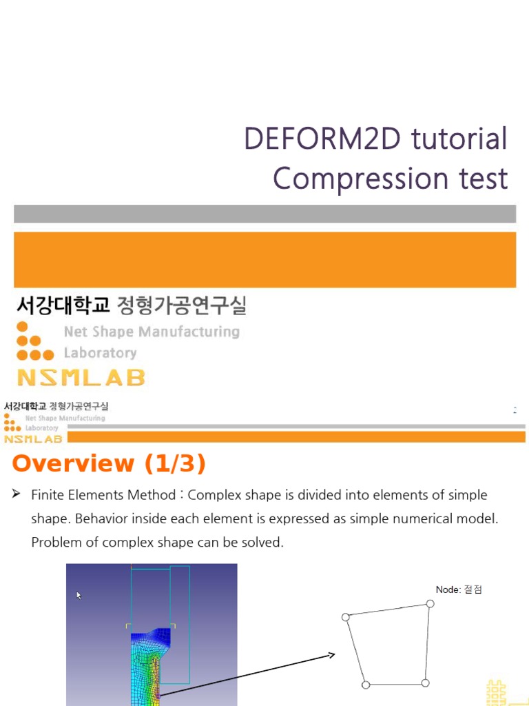 DEFORM 2D Tutorial | PDF | Deformation (Engineering) | Finite Element ...