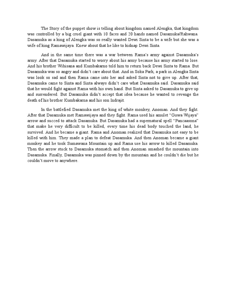 The Death of Dasamuka | PDF